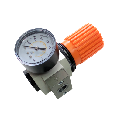 Reducer with pressure gauge 16 bar | SAFETY ACCESSORIES \ Breathing air ...