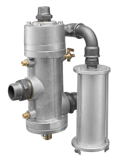 RMS-2000 CLEMCO control valve with a muffler | SAND BLASTING ...